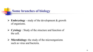 Overview of Biological Concepts and Principles | PPTX