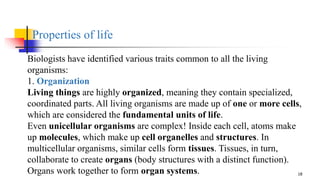 Overview of Biological Concepts and Principles | PPTX