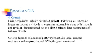 Overview of Biological Concepts and Principles | PPTX