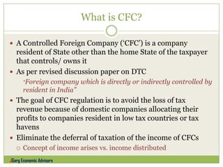 Concept Of Cfc.. | PDF