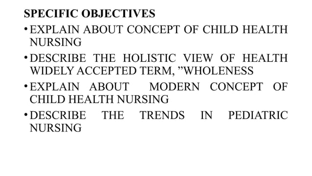 Concept_of_child_health. Pediatric course .PPTX | Parenting Babies and ...