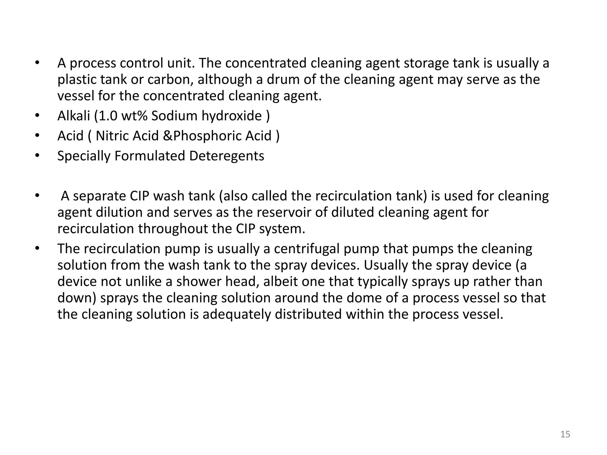 CONCEPT OF CIP (Clean In Place ) AND FACILITY CLEANING | PPTX