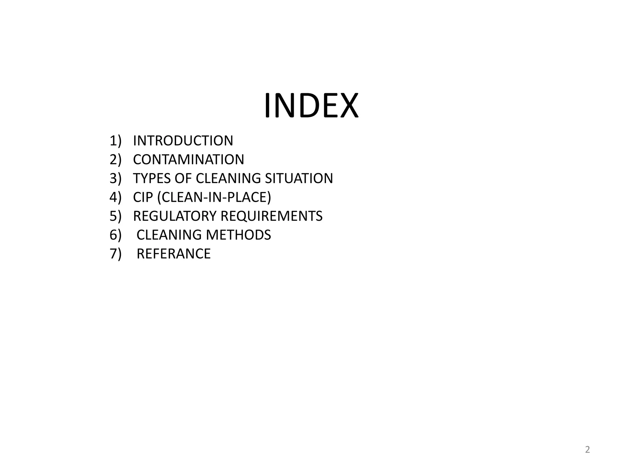 CONCEPT OF CIP (Clean In Place ) AND FACILITY CLEANING | PPTX