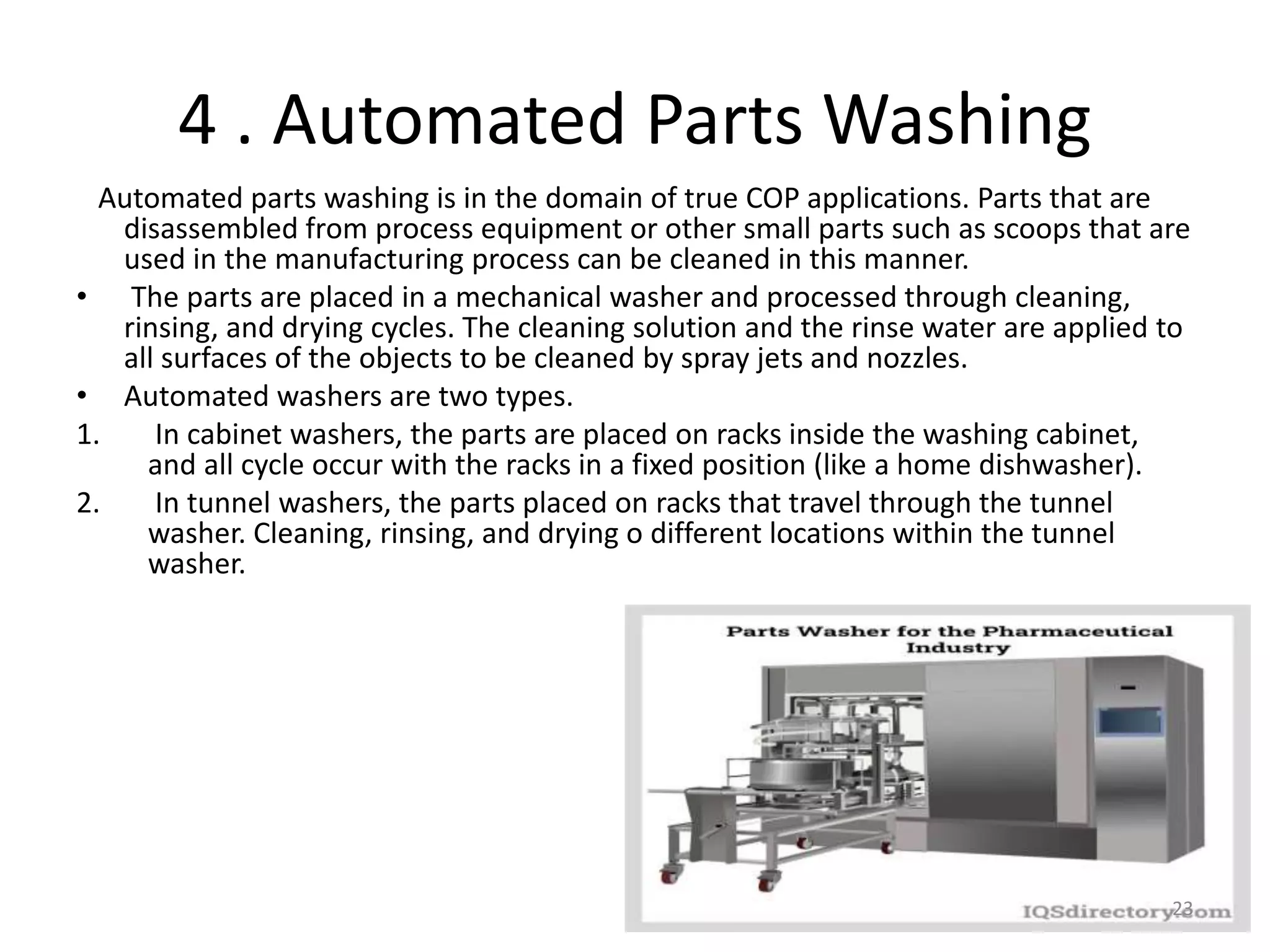 CONCEPT OF CIP (Clean In Place ) AND FACILITY CLEANING | PPTX