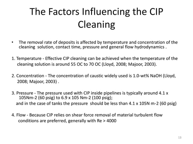 CONCEPT OF CIP (Clean In Place ) AND FACILITY CLEANING | PPTX | Home ...