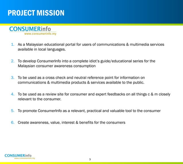 Concept of consumerinfo portal | PPT