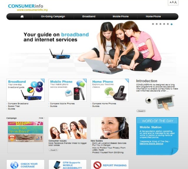 Concept of consumerinfo portal | PPT