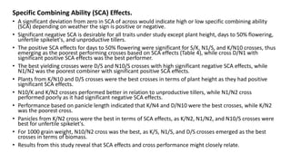 Concept of combining ability | PPTX