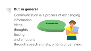 Concept of communication | PPTX