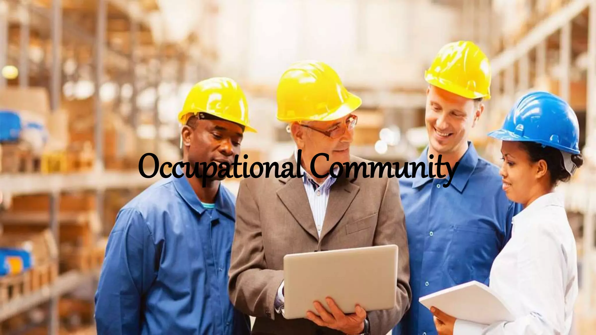 Concept of community | PPTX