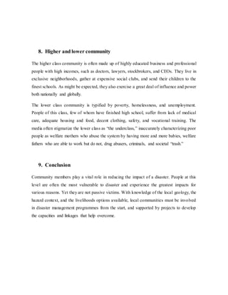 Concept of community "What is community" Concept about it | DOCX