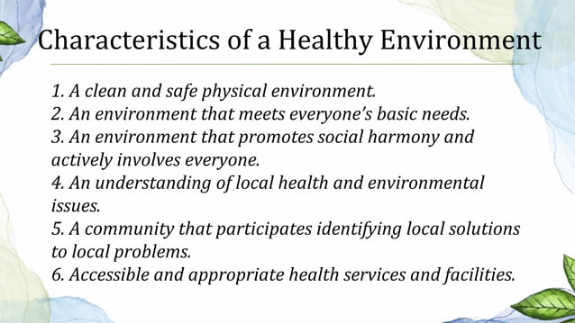 Concept of Community and Environmental Health.pptx | Indoor ...