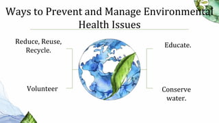 Concept of Community and Environmental Health.pptx | Indoor ...