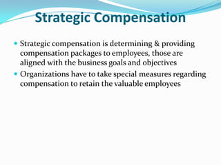 Concept of compensation, exploring & defining compensation context | PPTX
