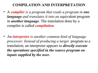 Concept of compiler in details | PPT | Programming Languages | Computing