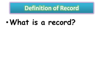 Concept of computer files for Grade 12 learners | PPT