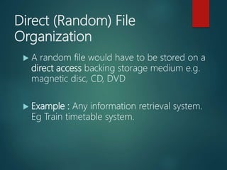 Concept of computer files | PPTX