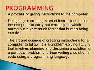 Concept of computer programming iv | PPT