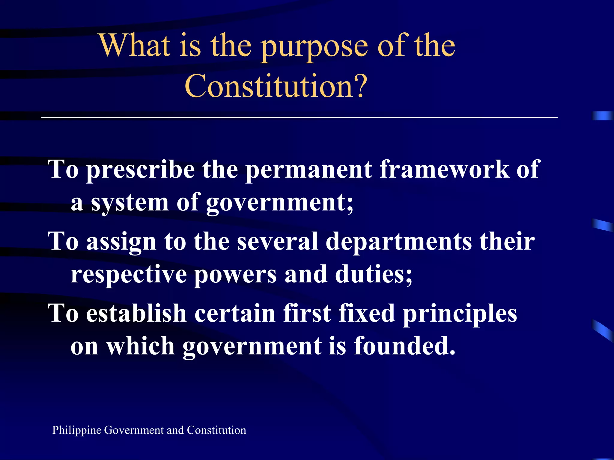 Concept of constitution | PPTX