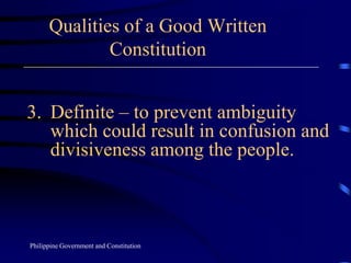Concept of constitution | PPTX