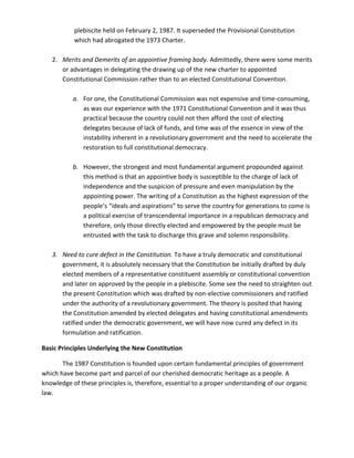 Concept of Philippine Constitution | DOCX