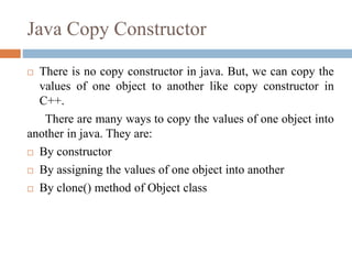 Concept of constructors | PPT