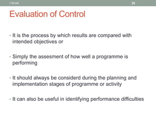 Concept of control | PPTX