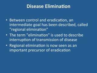 Concept of control and prevention | PDF