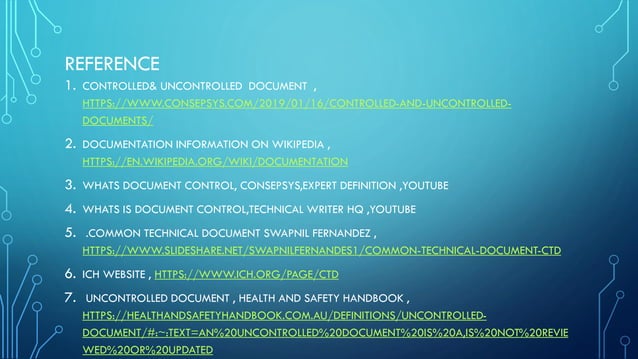 CONCEPT OF CONTROLLED –UNCONTROLLED DOCUMENTS & CTD.pdf | Desktop ...