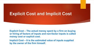 Concept of cost | PPTX