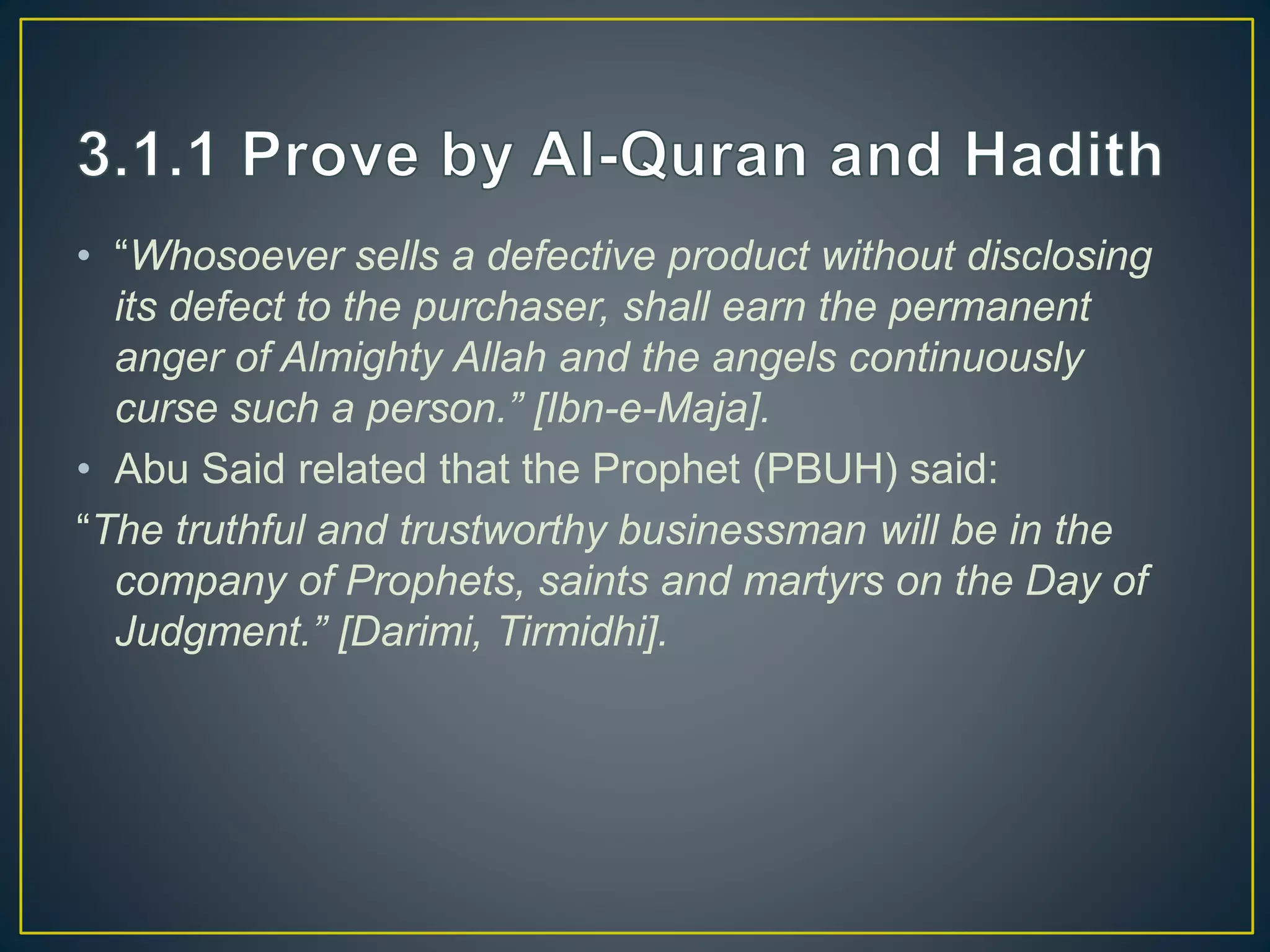 CORPORATE SOCIAL RESPONSIBILITY BASED ON ISLAMIC PERSPECTIVE | PPTX