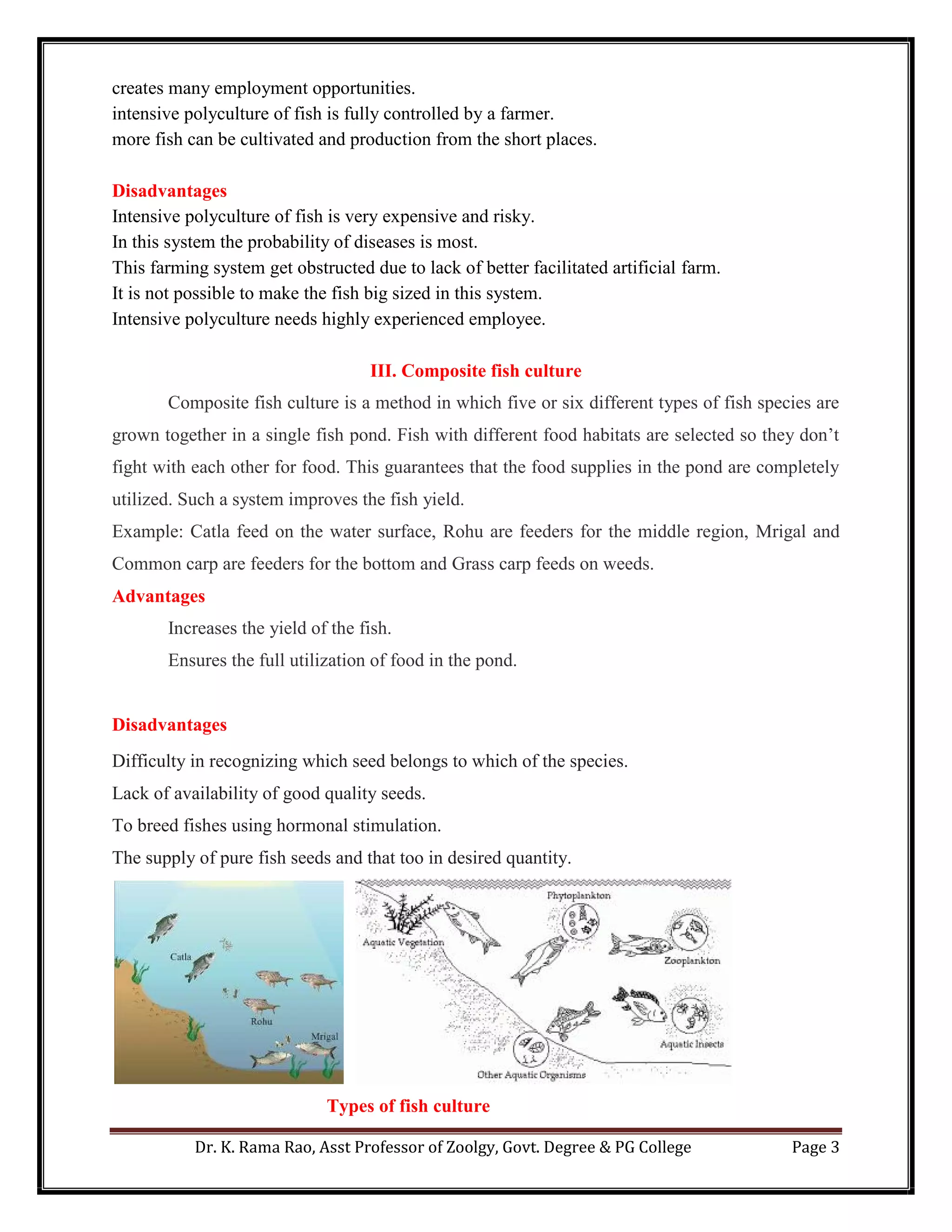 Concept of culture in fisheries | PDF