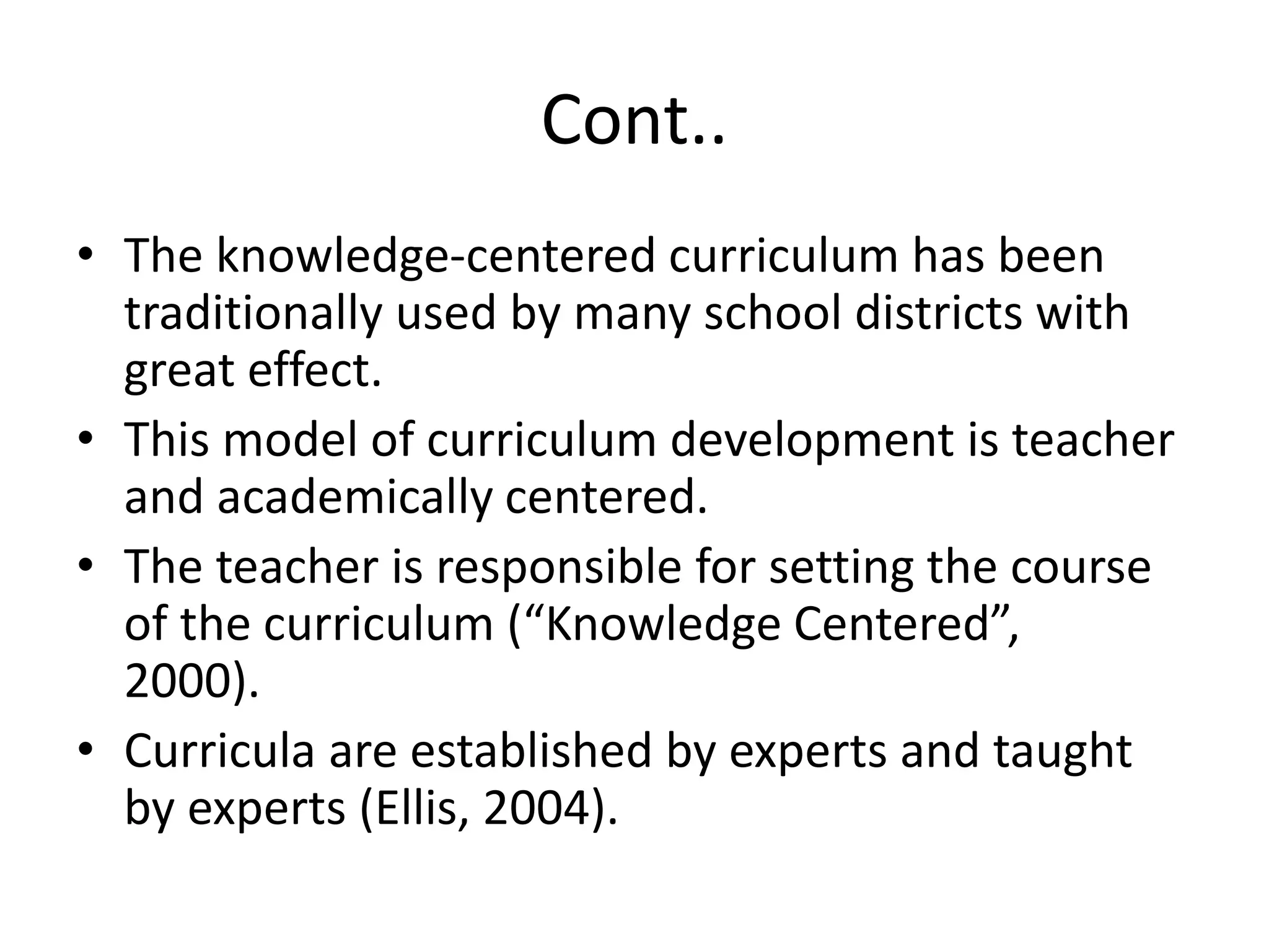 Concept of curriculum | PPTX