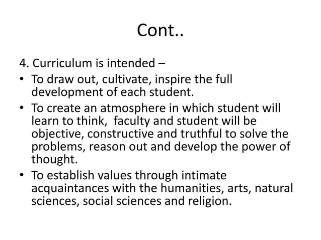 Concept of curriculum | PPTX