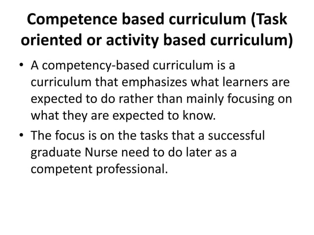 Concept of curriculum | PPTX