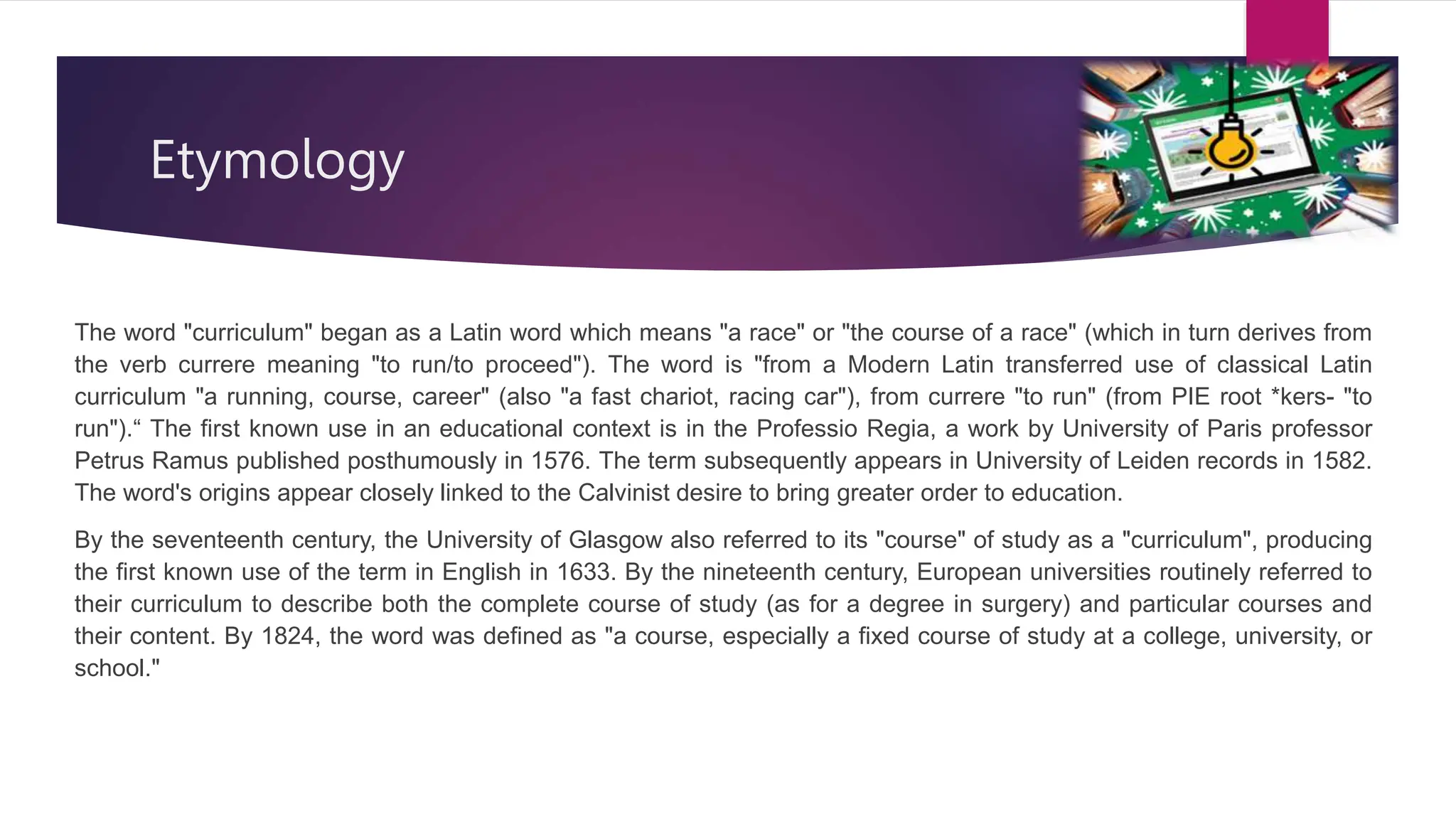 Concept of curriculum/Definitions/Elements | PPTX