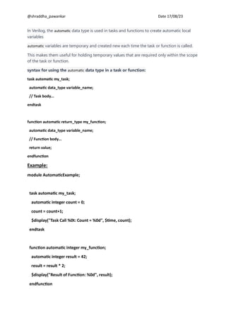 Concept of datatype.pdf | Programming Languages | Computing