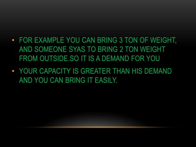 Concept of demand and capacity for Civil Engineering | PPTX