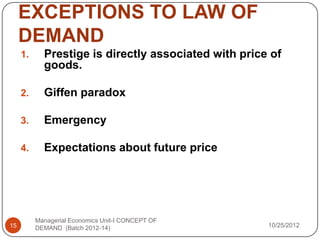 Concept of demand & supply | PPTX