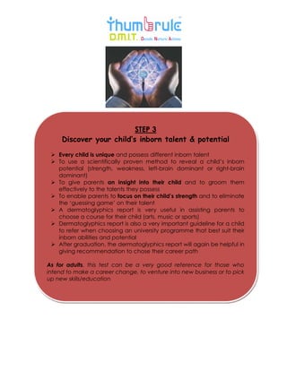 Concept Of Dermatoglyphics Multiple Intelligence Test | PDF | Education