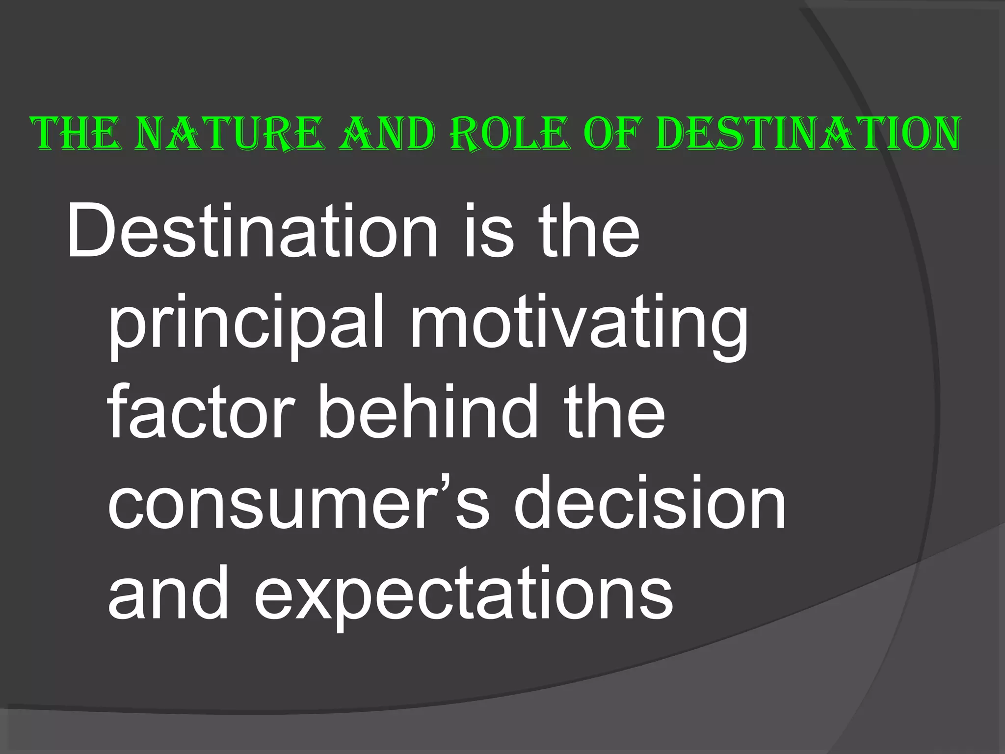Concept of destination by anil kumar | PPT