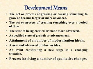 Concept of Development | PPT
