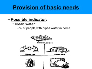 Concept of development, human development index and its parameters ...