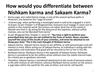 Concept of Dharma and Karma Yoga and TGM | PPTX