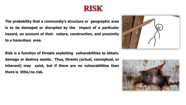 Concept of disaster, hazard, vulnerability, exposure, capacity | PPTX ...