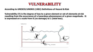 Concept of disaster, hazard, vulnerability, exposure, capacity | PPTX
