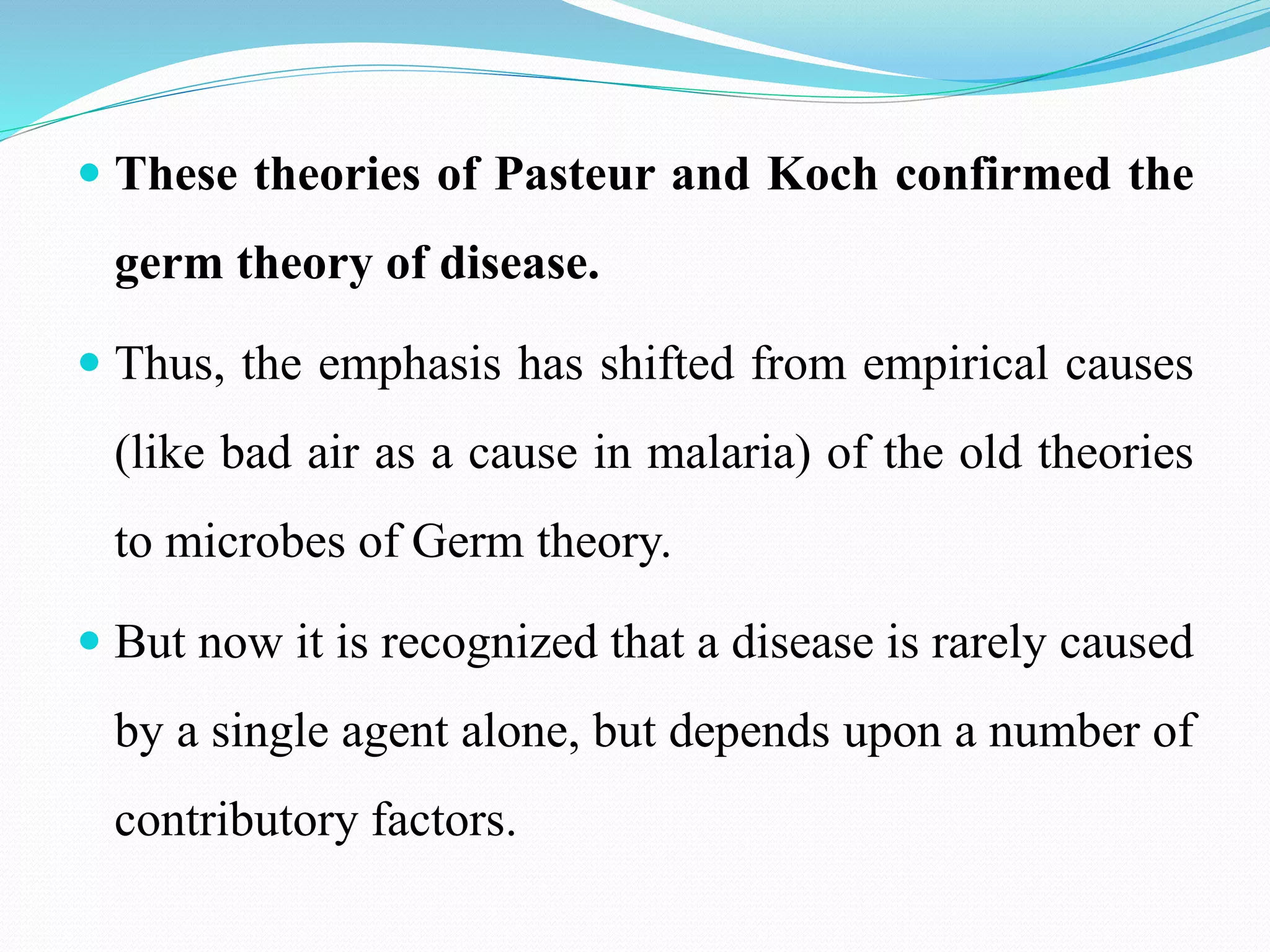 Concept of disease causation | PPTX