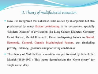 Concept of disease causation | PPTX