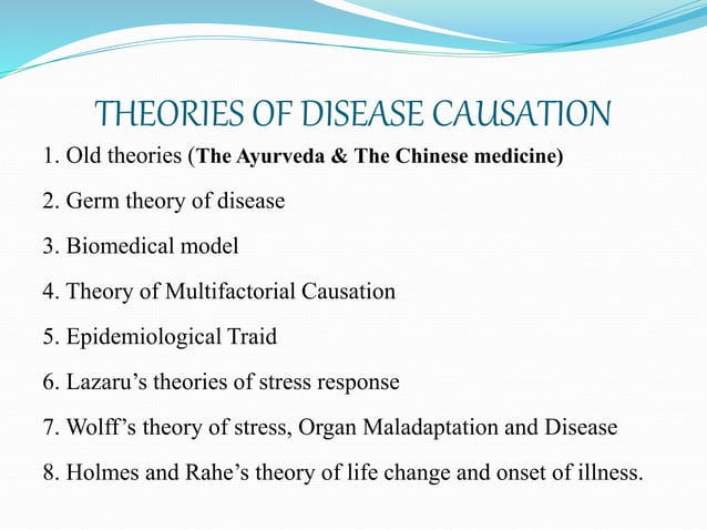 Concept of disease causation | PPTX | Infectious Diseases | Diseases ...