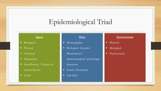 Concept of disease causation | PPTX